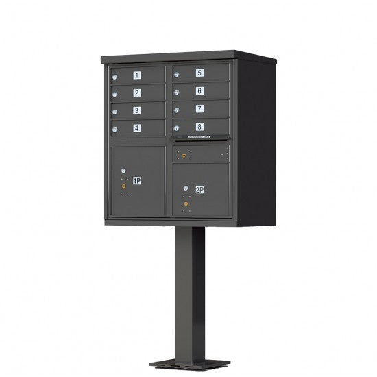 1570-8AF - 8 Tenant Door Cluster Mailbox - Standard Style CBU Mailbox ...