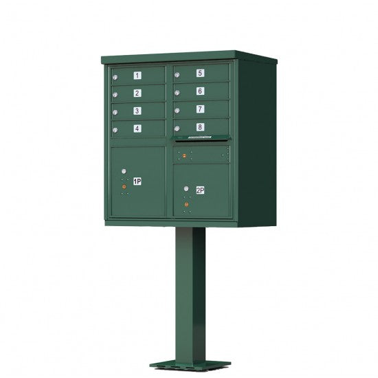 1570-8AF - 8 Tenant Door Cluster Mailbox - Standard Style CBU Mailbox ...