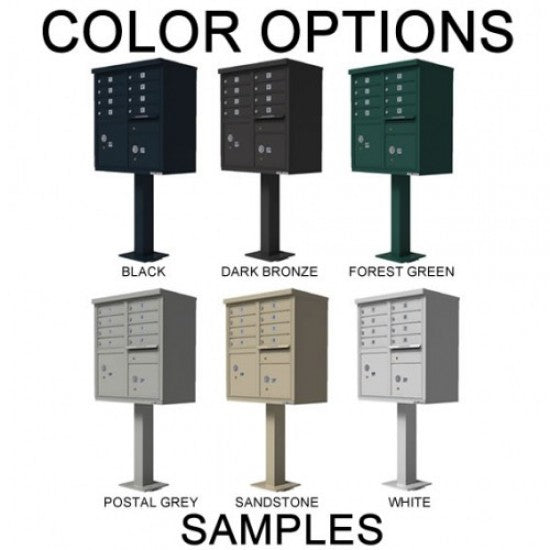 1570-8AF - 8 Tenant Door Cluster Mailbox - Standard Style CBU Mailbox ...